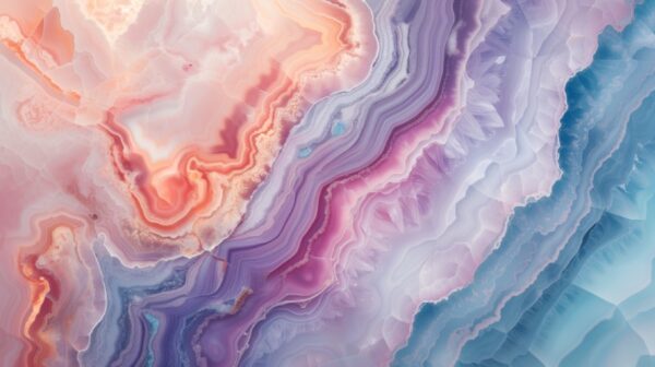 Vibrant Geode Wallpaper Mural - Magicdecor®