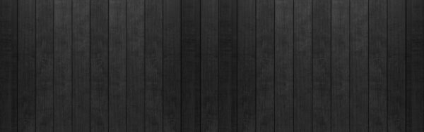Panorama of Black Wood Fence Texture Wallpaper Mural - Magicdecor®