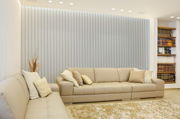 White Wooden Slat Wallpaper Mural - Magicdecor®