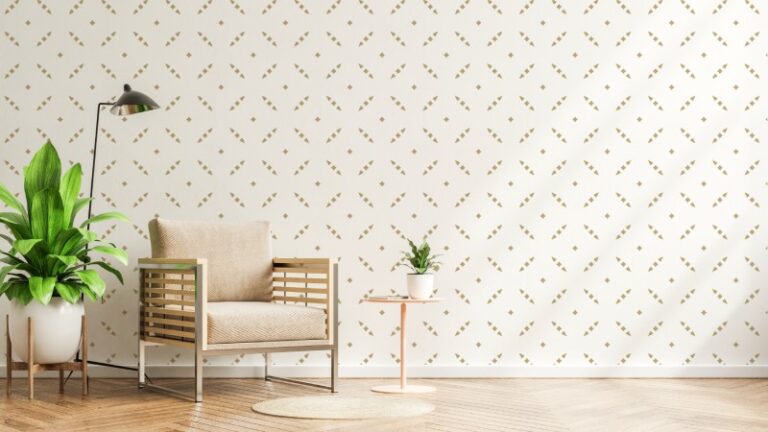 Minimalist Beautiful White Geometric Pattern Wallpaper Mural - Magicdecor®