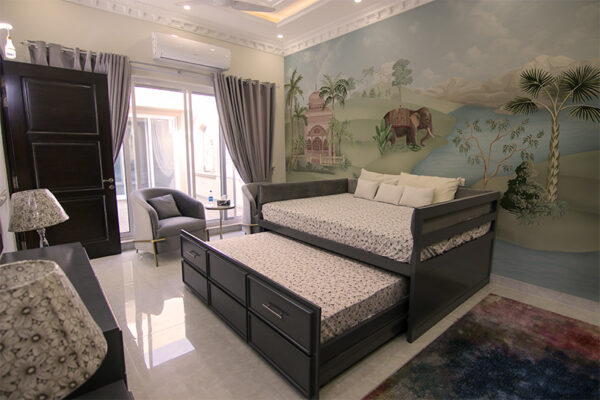 Ananda Bhoomi, Traditional Indian Upvan Wallpaper Mural, Customized ...