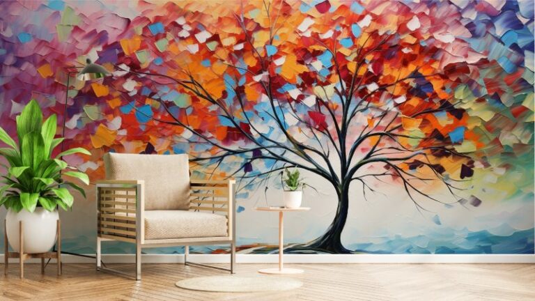 The Painted Tree Wallpaper Mural - Magicdecor®