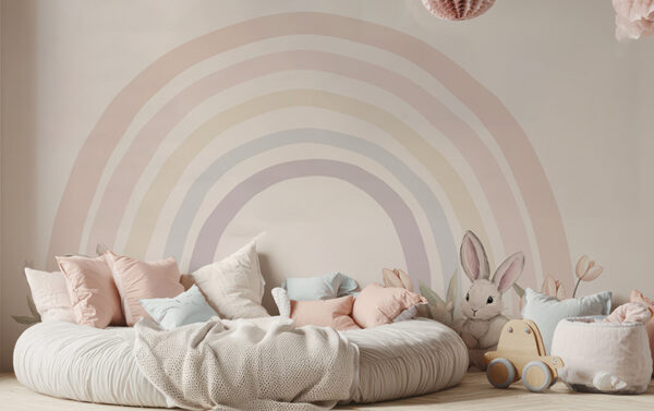 Twinkle Tails, Little Meadow Magic Kids Room Mural, Customized ...