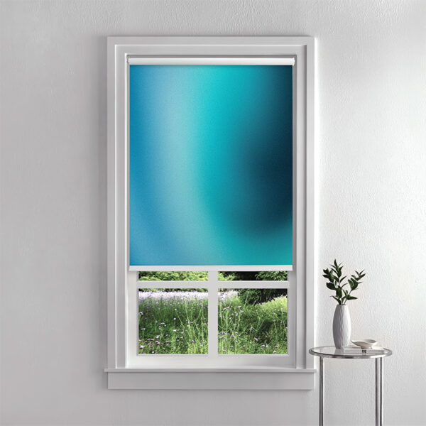 Turquoise & Blue Gradient Roller Blind - Magicdecor®