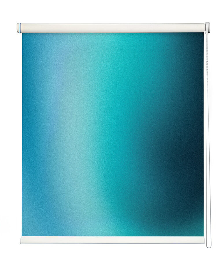 Turquoise & Blue Gradient Roller Blind - Magicdecor®
