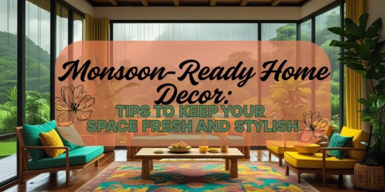 Monsoon-Ready Home Decor: Tips to Keep Your Space Fresh and Stylish ...