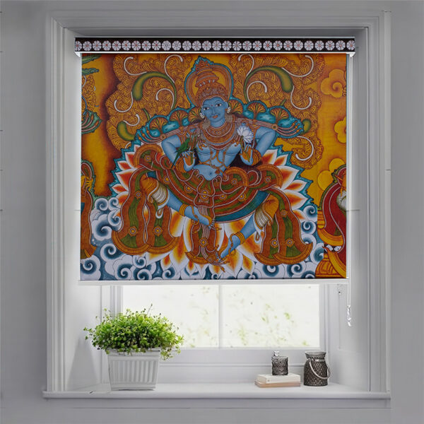 Kerala Mural Art Roller Blind - Magicdecor®