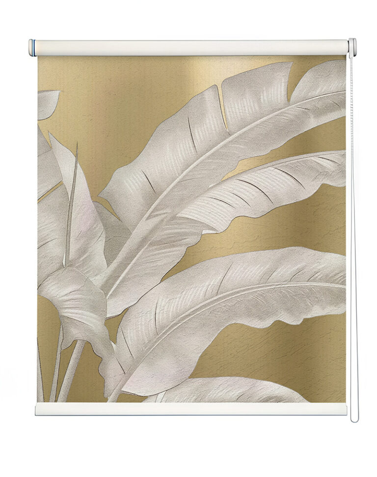 Golden Tropics Banana Leaf Roller Blind - Magicdecor®