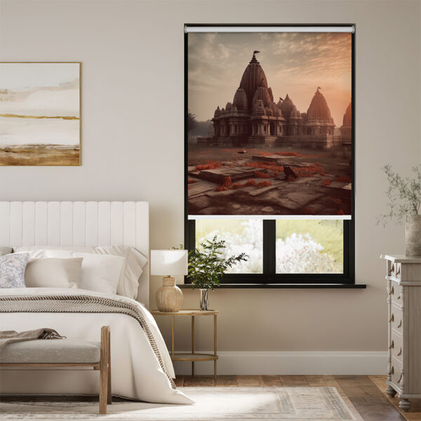 Ancient Temple Design Roller Blinds - Magicdecor®