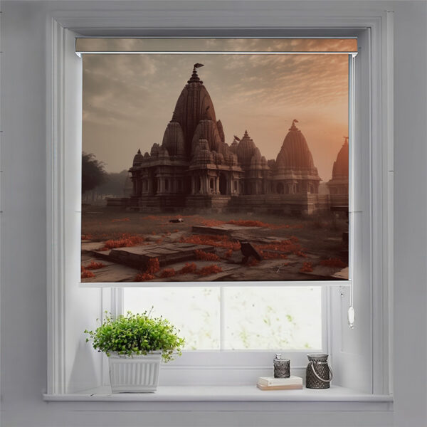Ancient Temple Design Roller Blinds - Magicdecor®