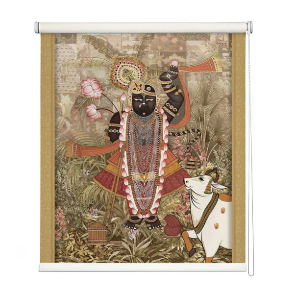 Shrinathji Pichwai Puja Room Roller Blinds - Magicdecor®