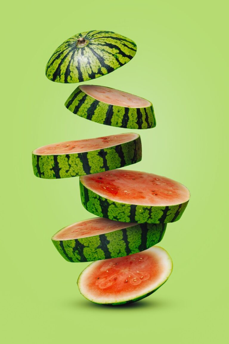 Splat, Bold Floating Melon Wallpaper Mural - Magicdecor®