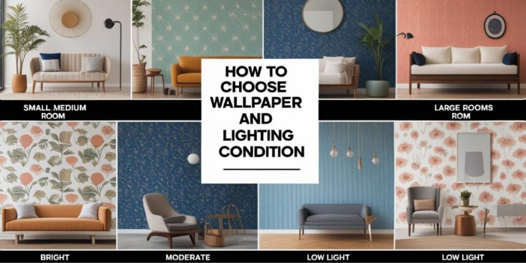 How to Choose the Right Wallpaper for Room Size & Lighting