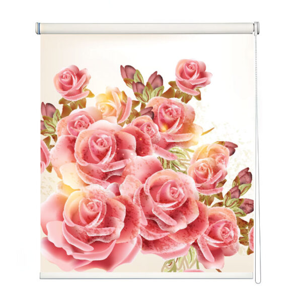 Dreamy Vintage Rose Window Roller Blind - Magicdecor®