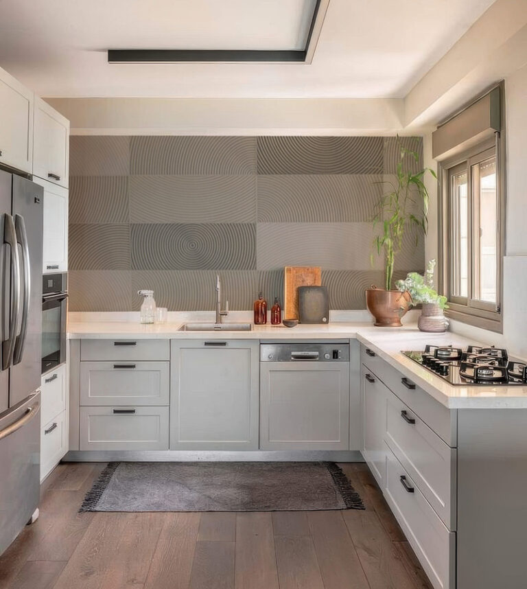 Rippletile, Concentric Circle Grid Pattern Wallpaper - Magicdecor®