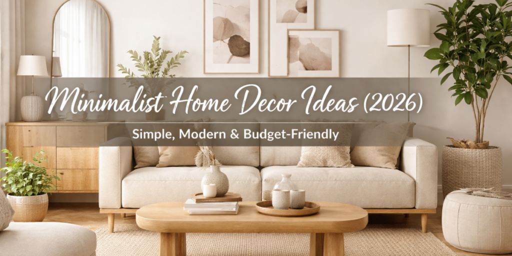 Minimalist Home Decor Ideas: Simple, Modern & Budget-Friendly Designs ...